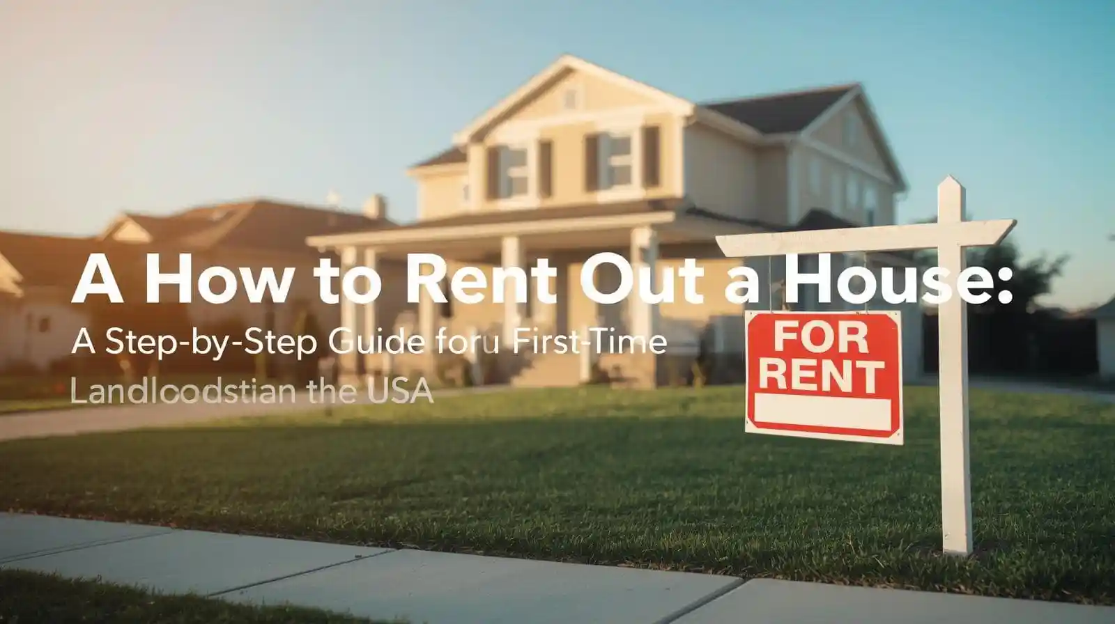 How to Rent Out a House: A Beginner's Complete Guide